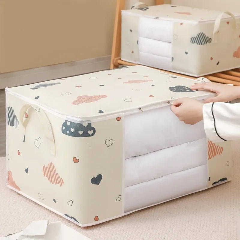 Foldable-Storage-Bags-Quilt-Duvet-Blanket-Sorting-Bags-Big-Capacity ...