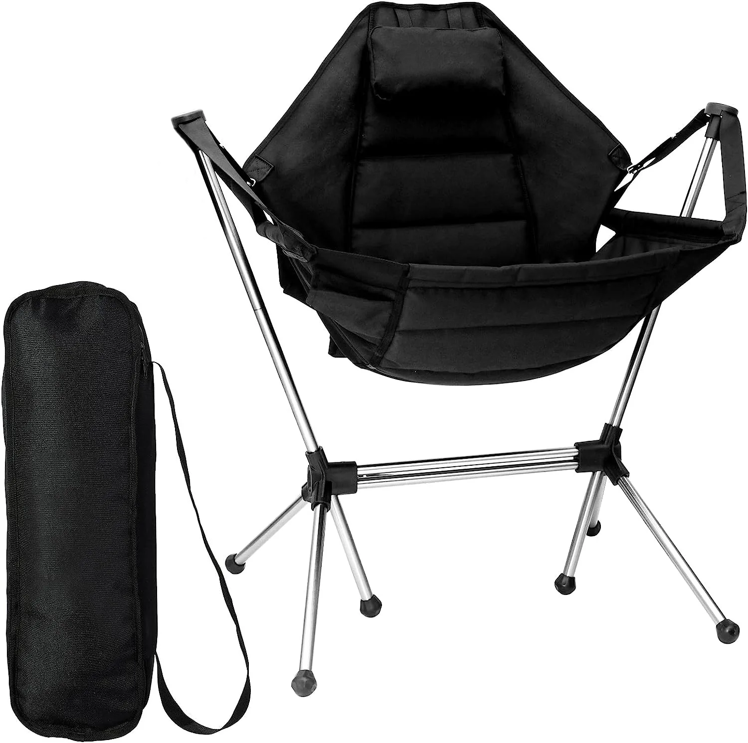Aluminum-alloy-rocking-chair-outdoor-portable-leisure-camping-nap ...