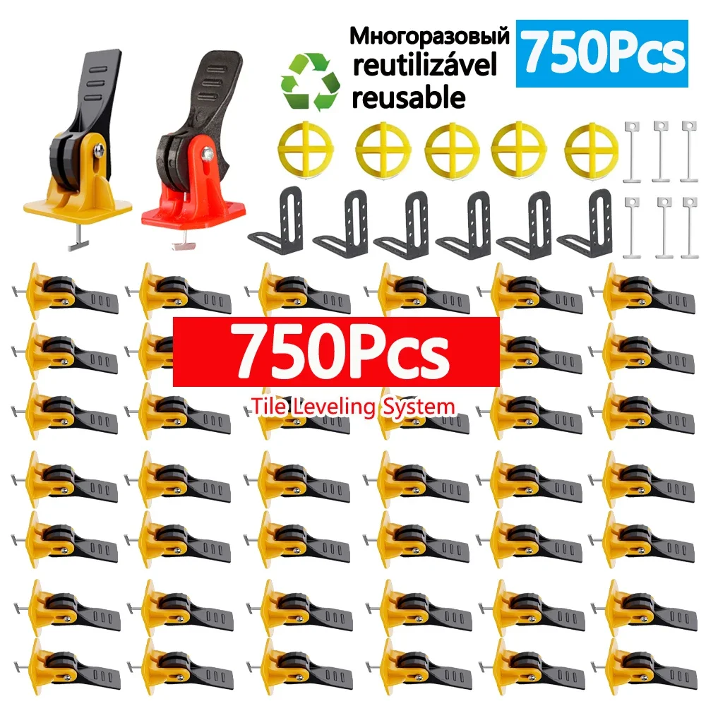 50-750pcs-Floor-Tile-Leveling-System-Clips-Leveler-Adjuster ...