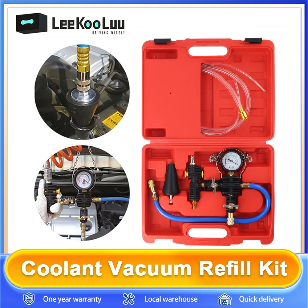 Car Radiator Coolant System Vacuum Purge Water Antifreeze Changer ...