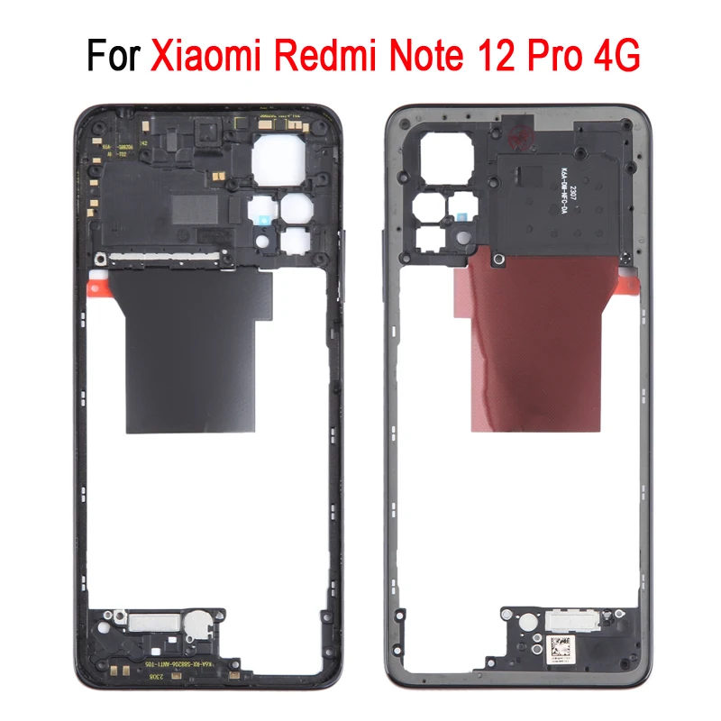 Middle Frame Bezel Plate For Xiaomi Redmi Note 12 Pro 4G - AliExpress 509