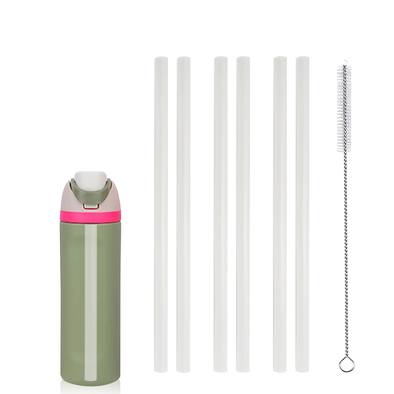Replacement Straw for Owala 24 oz/32 oz, Reusable Straw with Cleaning ...