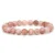 Fashion Natural Stone Pink Angelite Beads Bracelet 8mm Sunstone Beaded ...