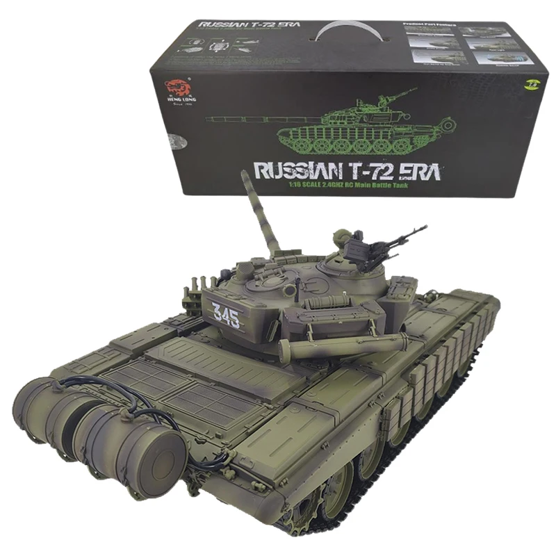 Henglong T-72 Remote Control Battle Tank Off-road Large-scale Battle Rc ...