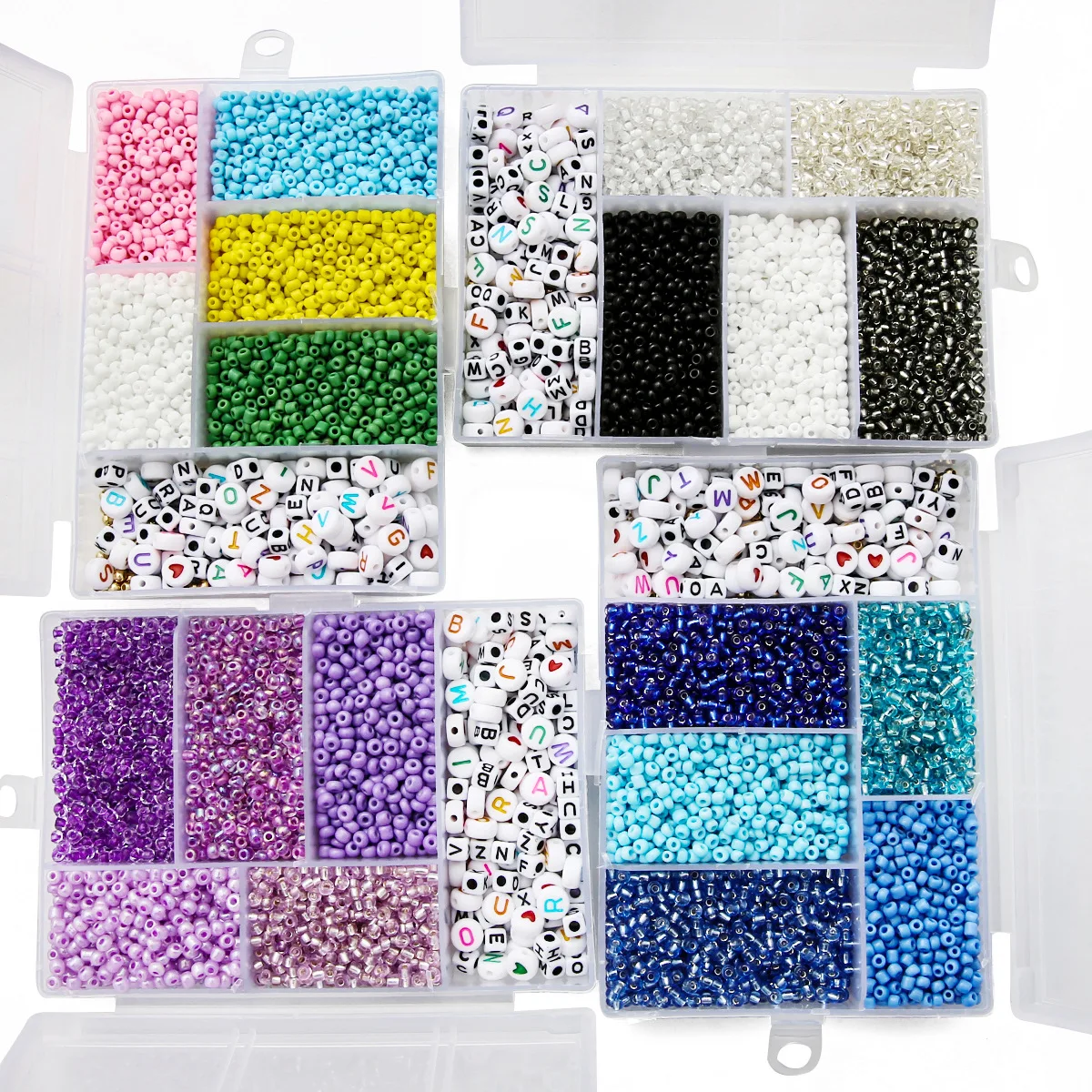 3MM-Charm-Glass-Seed-Beads-Boxes-For-Bracelet-Jewelry-Making-Needlework ...