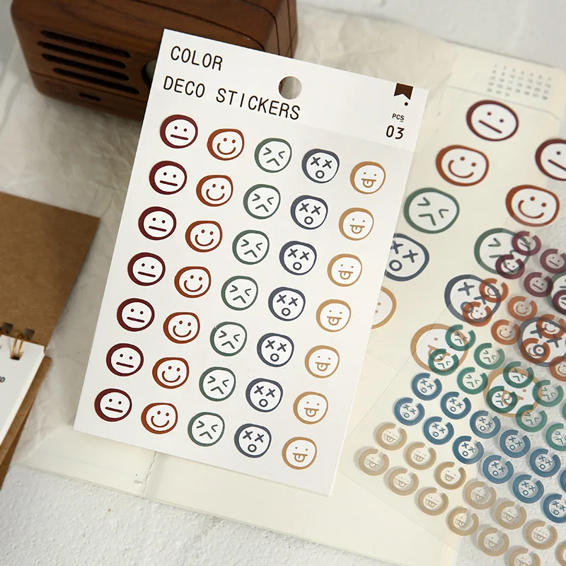 Pegatinas-de-sellado-bonitas-de-3-piezas-pegatinas-de-smiley-de-humor ...