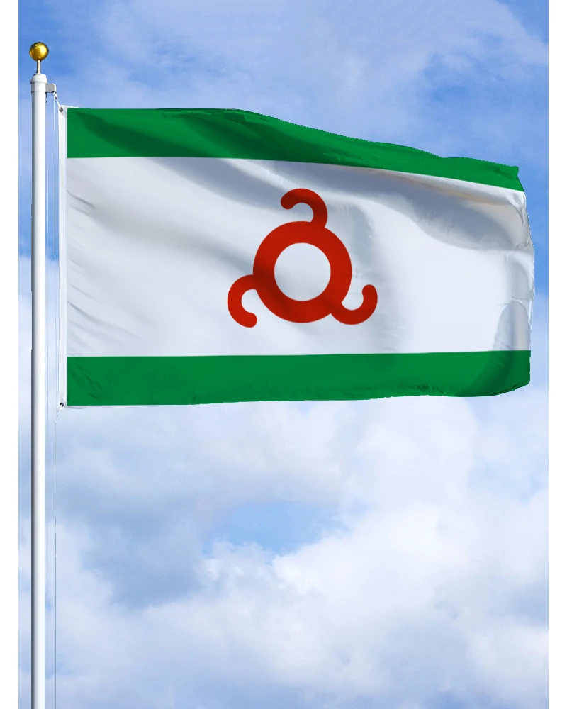 60-90-90x150-120-180CM-Ingushetia-Emblem-Flag-Polyester-Printed-Banner ...