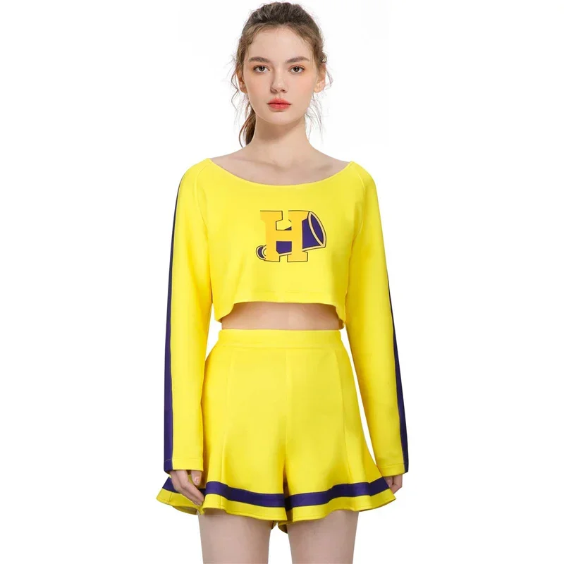 Buffy-the-Vampire-Slayer-Cheerleading-Uniform-Women-Girl-Yellow-Tops ...