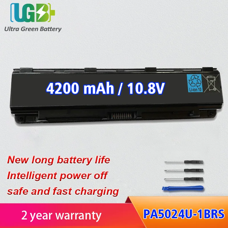 Ugb New Pa5024u Battery For Toshiba Satellite C800 C850 C870 L800 L830 ...