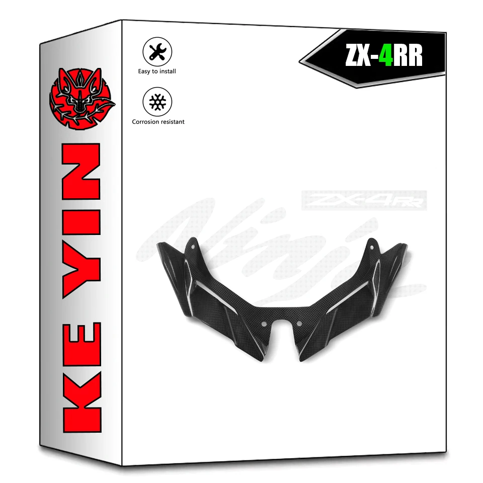 2023-Fighting-Style-ZX4RR-Motorcycle-Front-Aerodynamic-Winglets ...