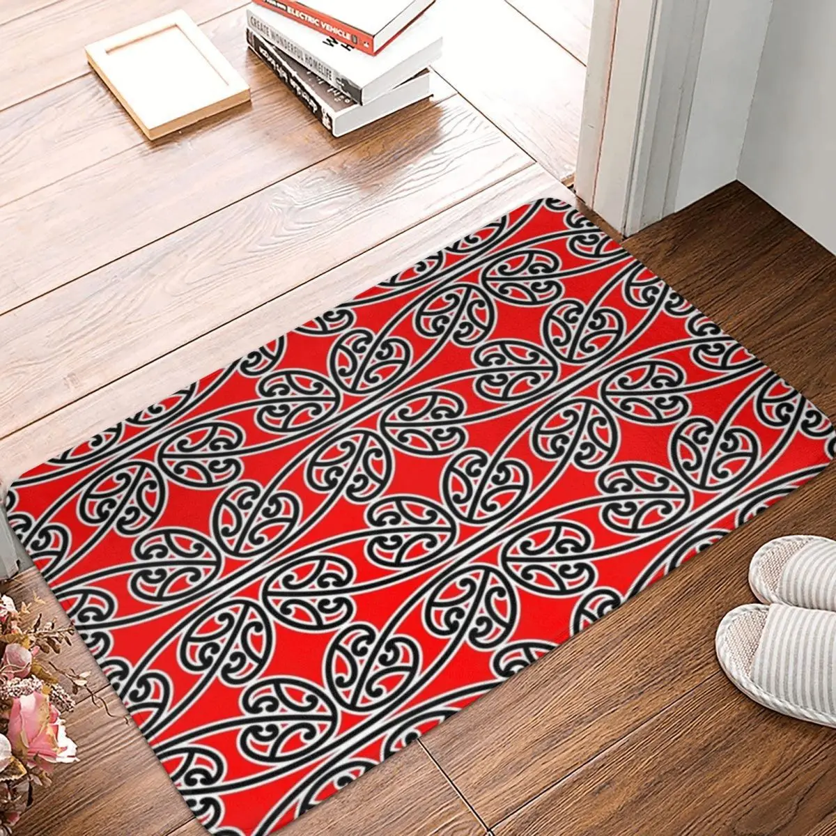 Maori-Traditional-Pattern-Mangopare-Hammerhead-Shark-Non-slip-Doormat ...
