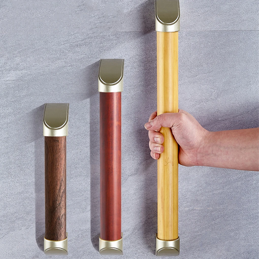 Wooden-Bathroom-Grab-Bar-Easy-Installation-Anti-Skid-Safety-And ...