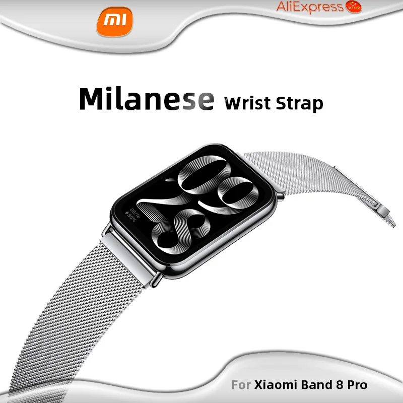 For Xiaomi Mi Band 8 Pro Milanese Wrist Strap With Package And For S1Pro Stainless Steel ...