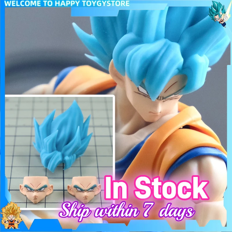 Nono Dragon Ball Z Super Saiyan Action Figure Blue Son Goku Shf Head ...