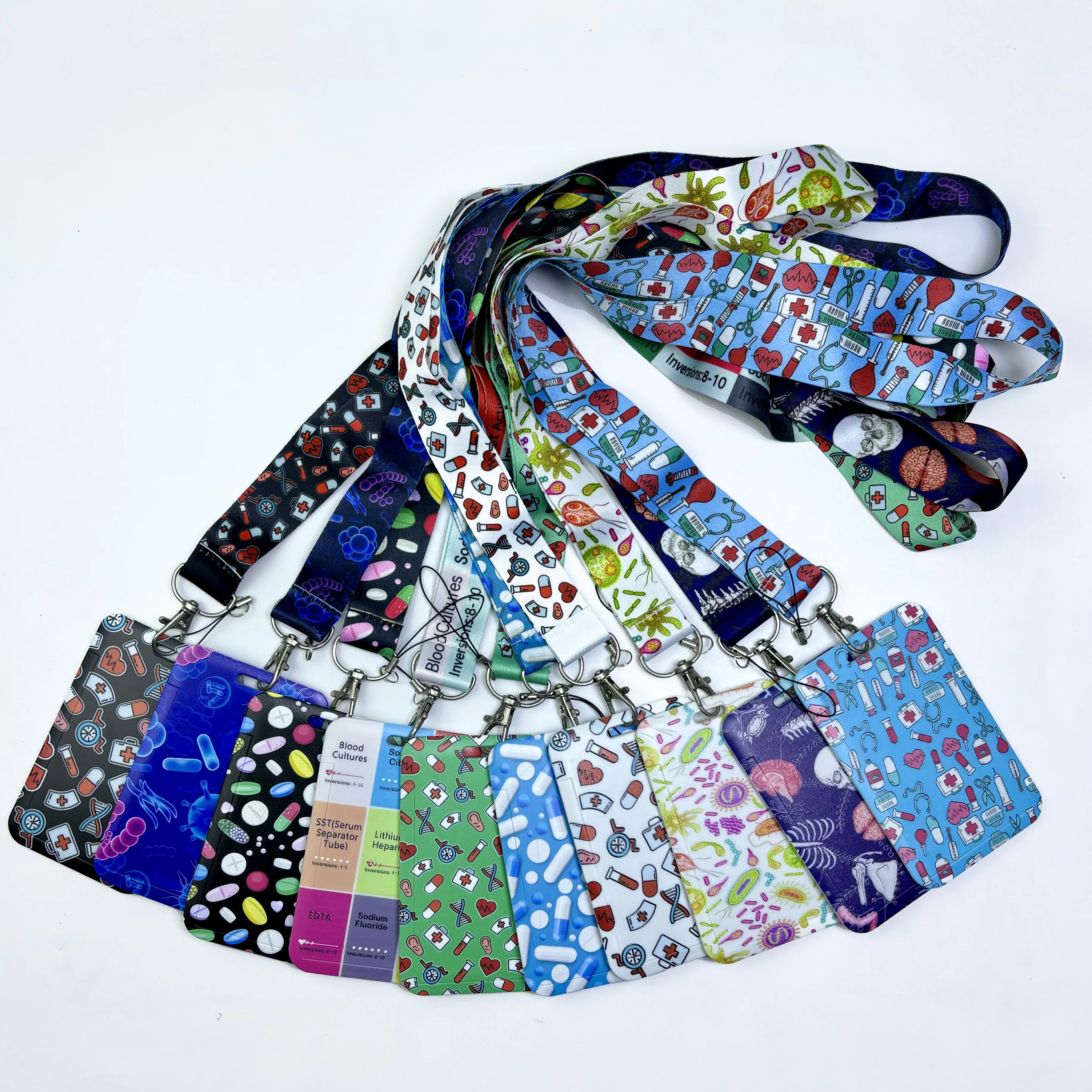 Medical Lanyard Credit Card ID Holder Badge Doctor Nurse Student Women ...