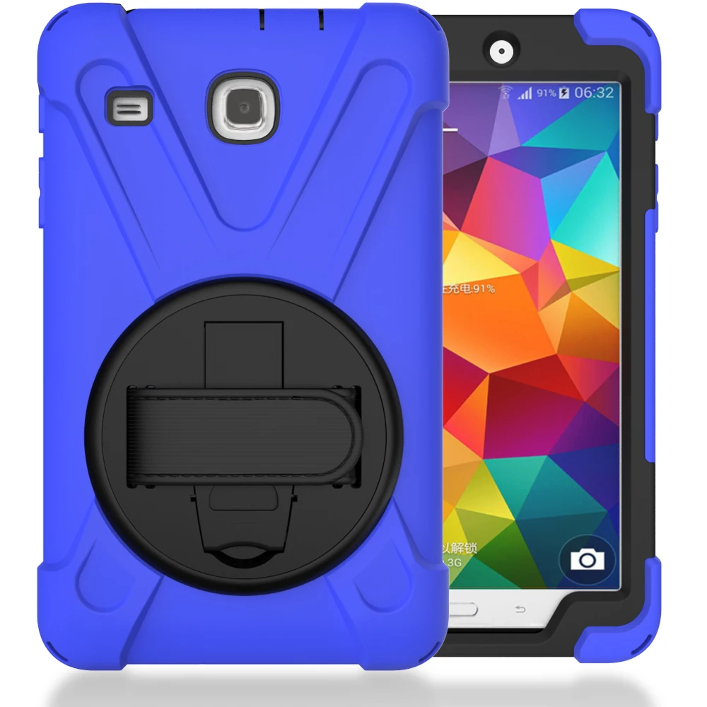 Armor-Case-For-Samsung-Galaxy-Tab-E-8-0-SM-T377-T377V-T375-Hand-Strap ...