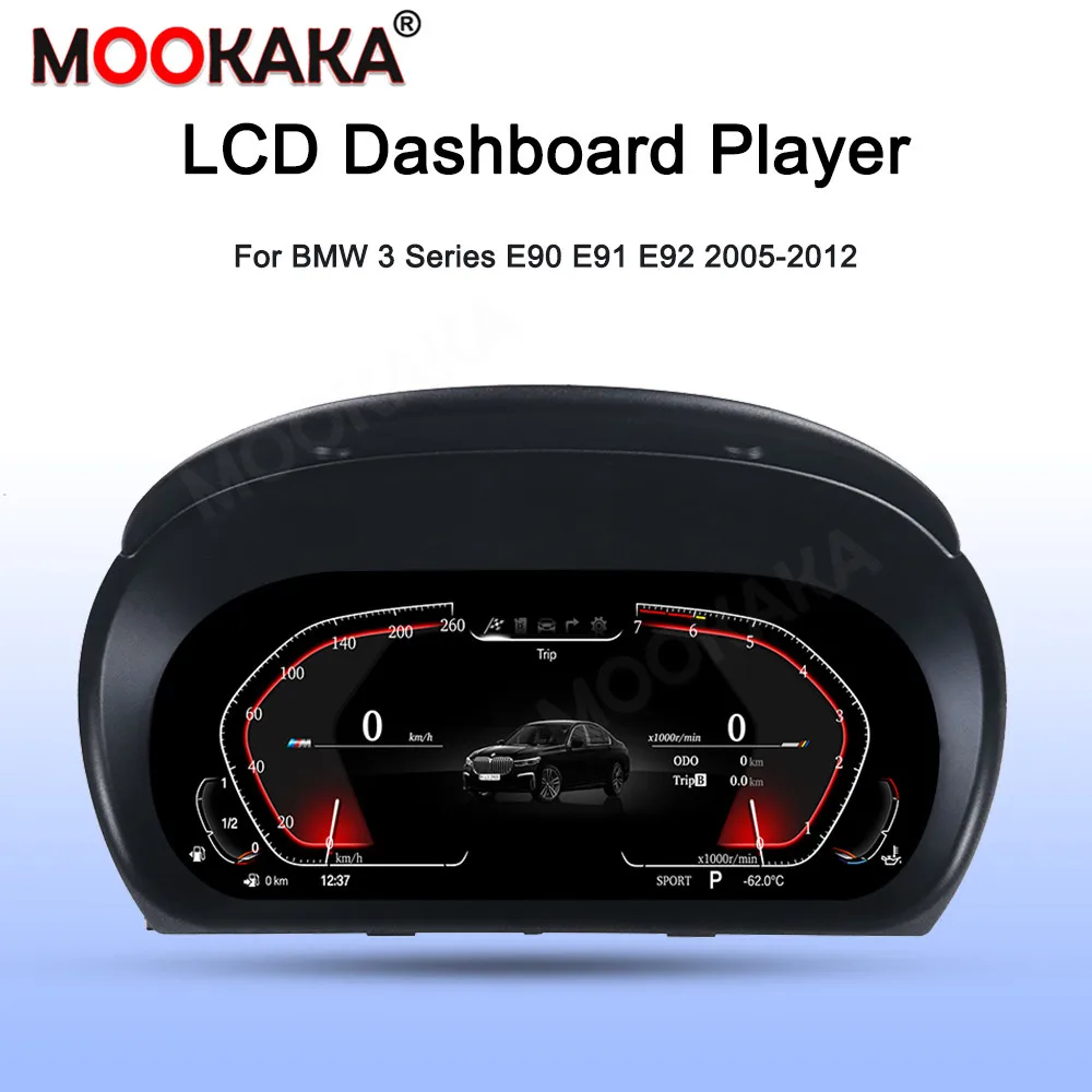 Car LCD Dashboard For BMW 3 Series E90 E91 E92 2005-2012 Car LCD ...