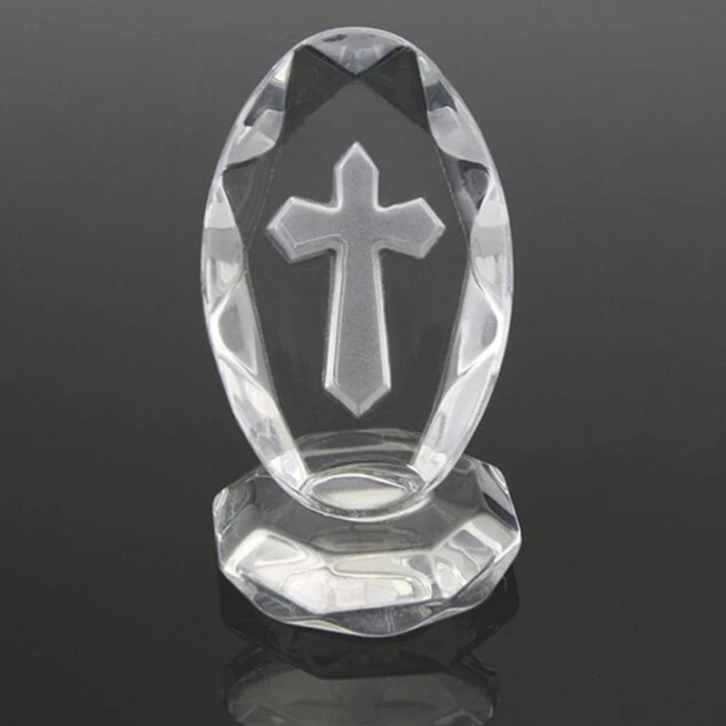 Glass Standing Crosses