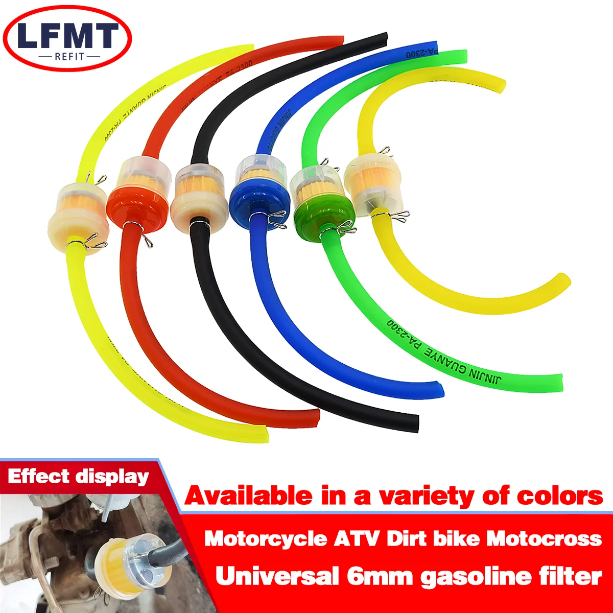 Universal Gas Fuel Filters and Fuel Pipe For 49cc 50cc 110cc 125cc ...