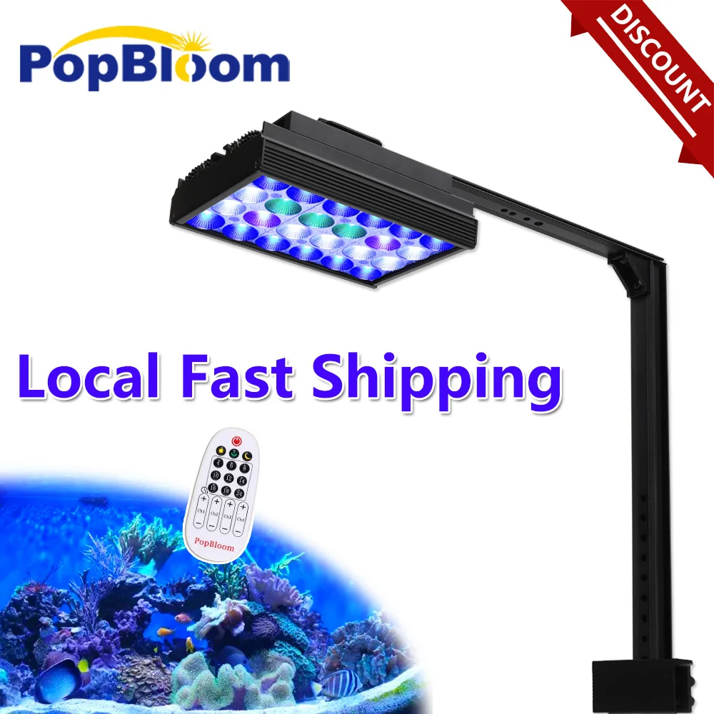 PopBloom-Marine-Aquarium-LED-Lighting-Saltwater-Lamp-for-LPS-SPS-Fish ...