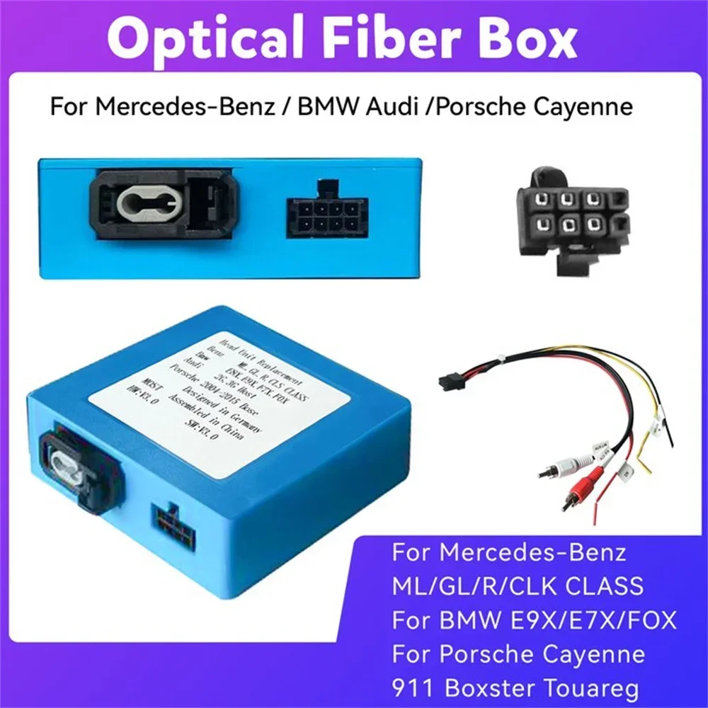 Car-Stereo-Radio-Optical-Fiber-Decoder-Box-for-Mercedes-Benz-CLS-E ...
