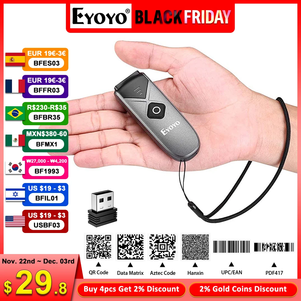 Eyoyo-Mini-Portable-1D-2D-Bluetooth-Barcode-Scanner-QR-Code-Screen ...
