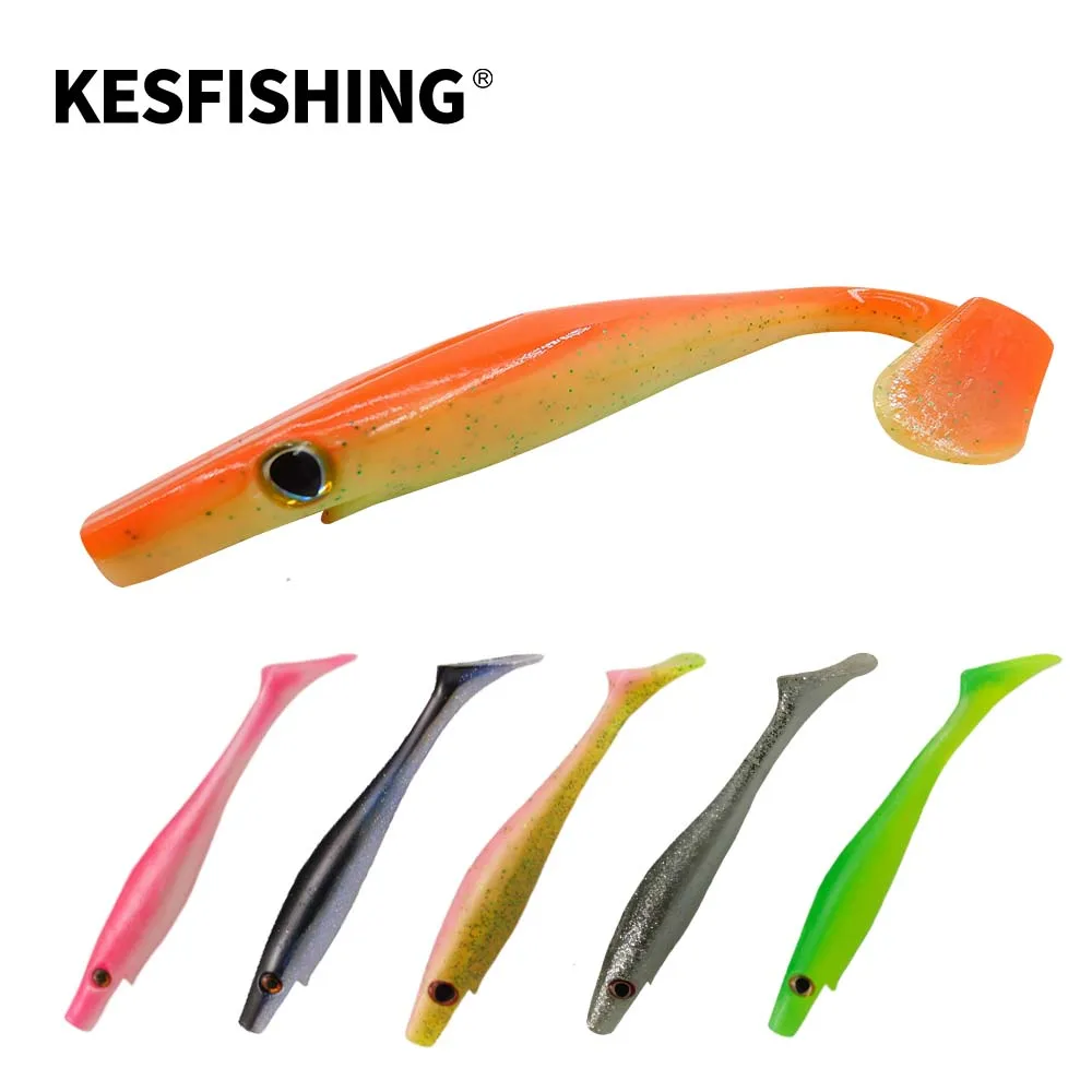 KESFISHING-Hog-Shad-4-5-6-8-pollici-Pesca-Isca-esca-artificiale-per-Big ...