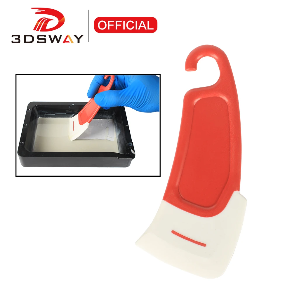 3DSWAY Light curing 3D Printer Parts Resin Trough Tank Cleaning Scraper ...