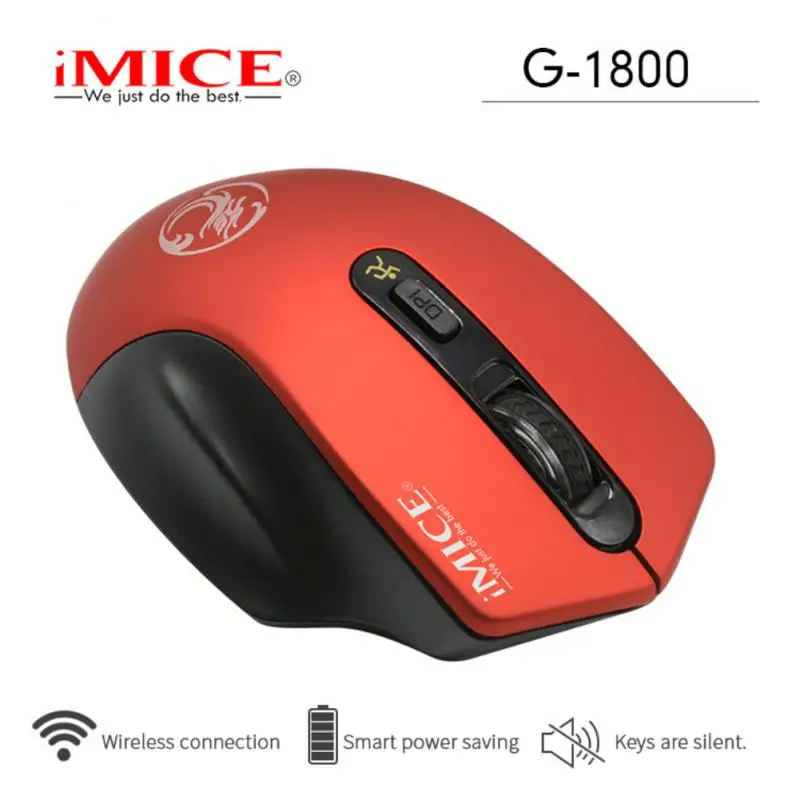 USB-Computer-Mouse-2-4G-Wireless-Mute-Mouse-4-Button-Wireless-Gaming ...