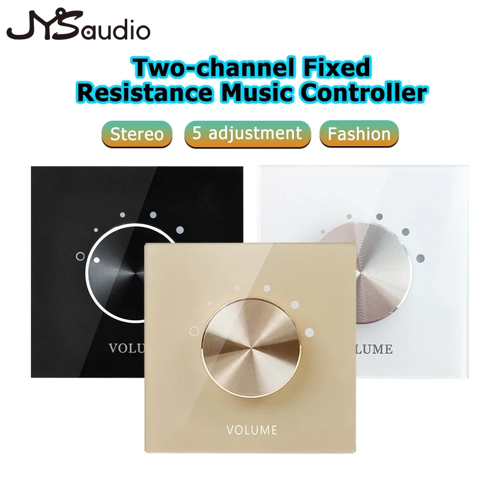 Volume Controller 4-8ohm Audio Switch Two Channel Control Five Segment ...
