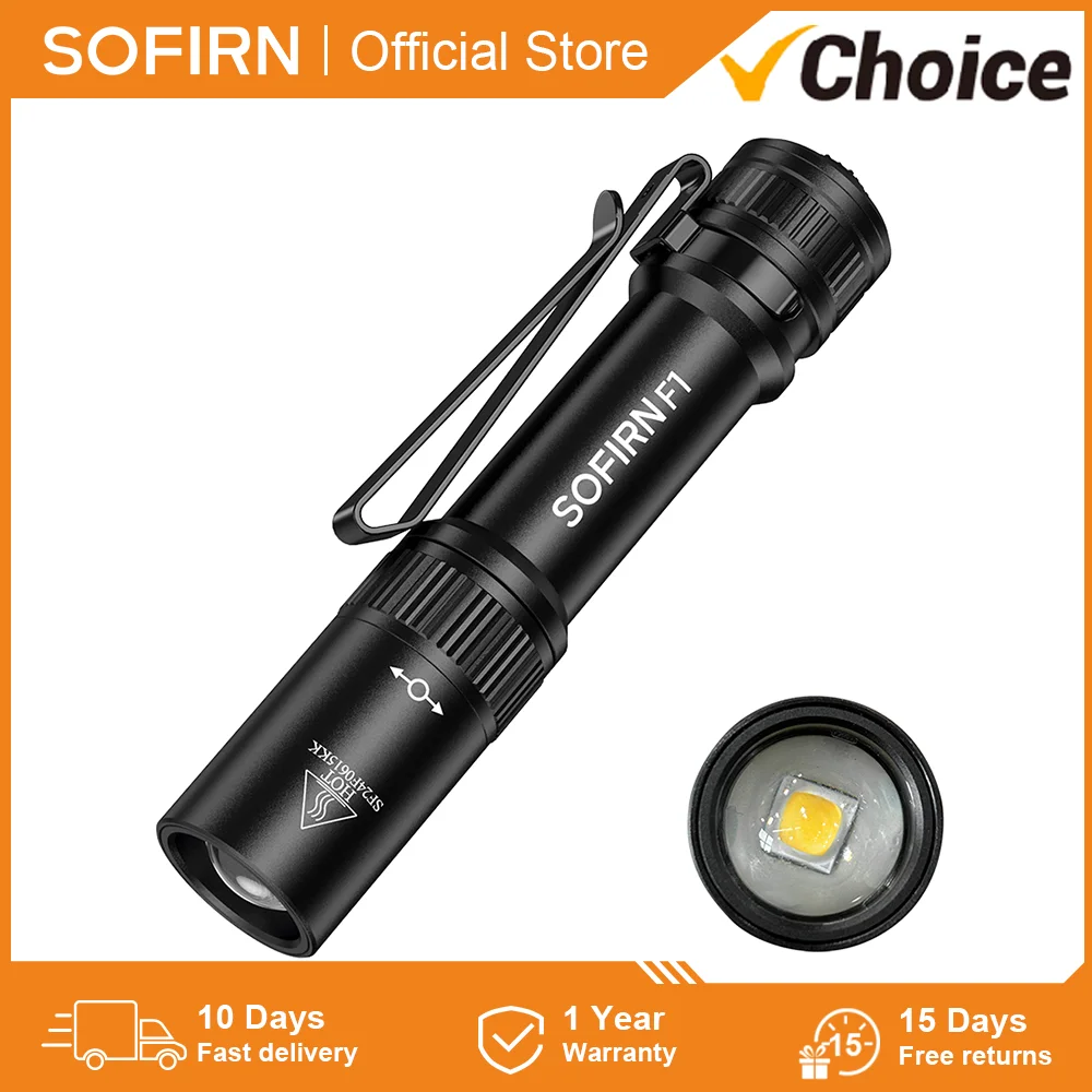 New-Arrival-Sofirn-F1-Mini-Penlight-800lm-14500-AA-Zoomable-LED ...