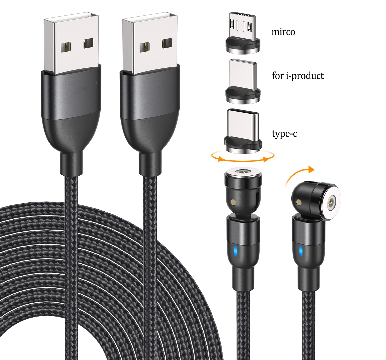 Aufu-2-st-cke-magnet-kabel-mit-3-st-cke-magnetische-spitzen-2-st-cke ...