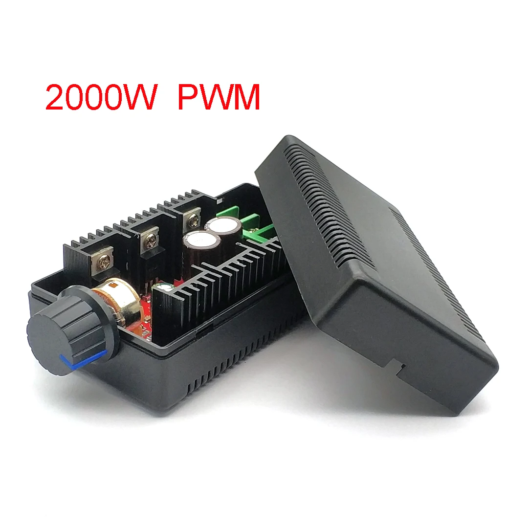 12V 24V 48V 2000W MAX 10-50V 40A PWM HHO DC Motor Speed Control RC ...