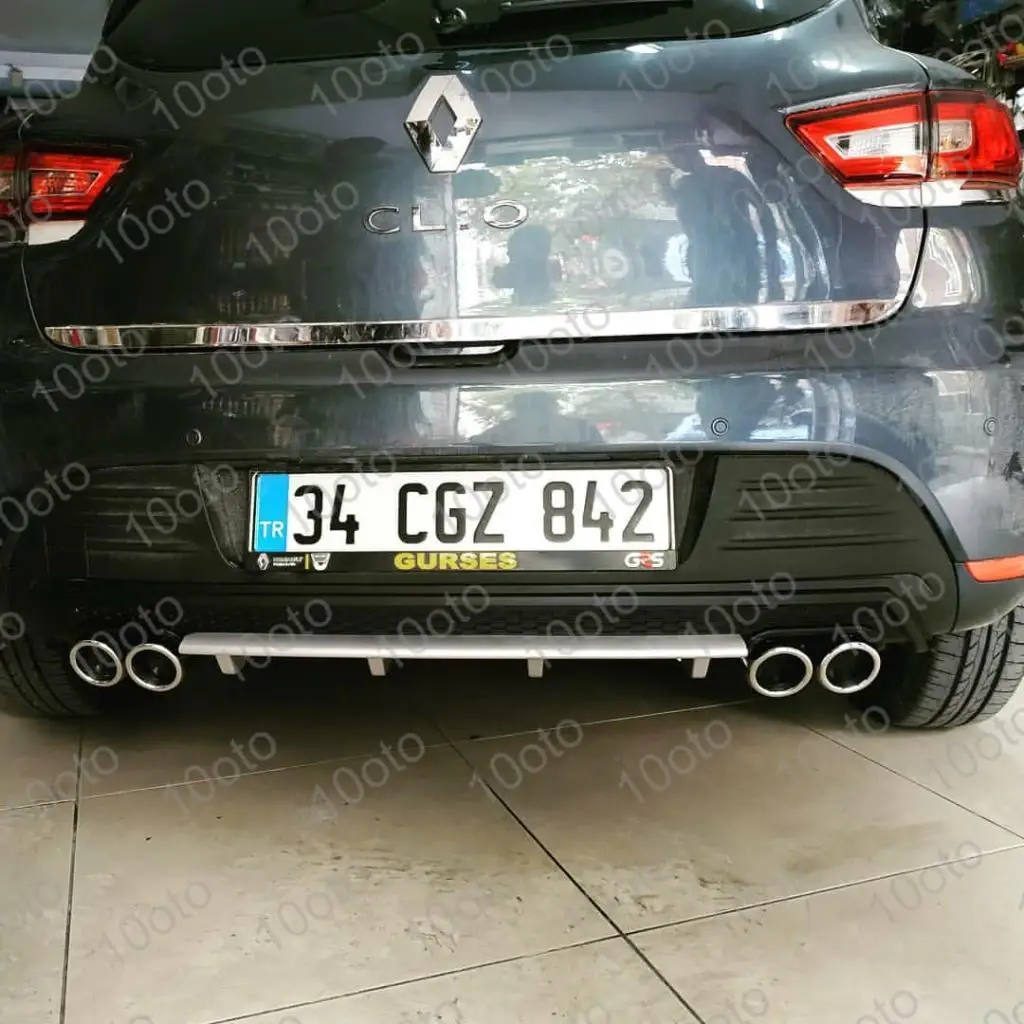 Car-Rear-Bumper-Six-Spoiler-Diffuser-Renault-Clio-4-Universal-Rear ...
