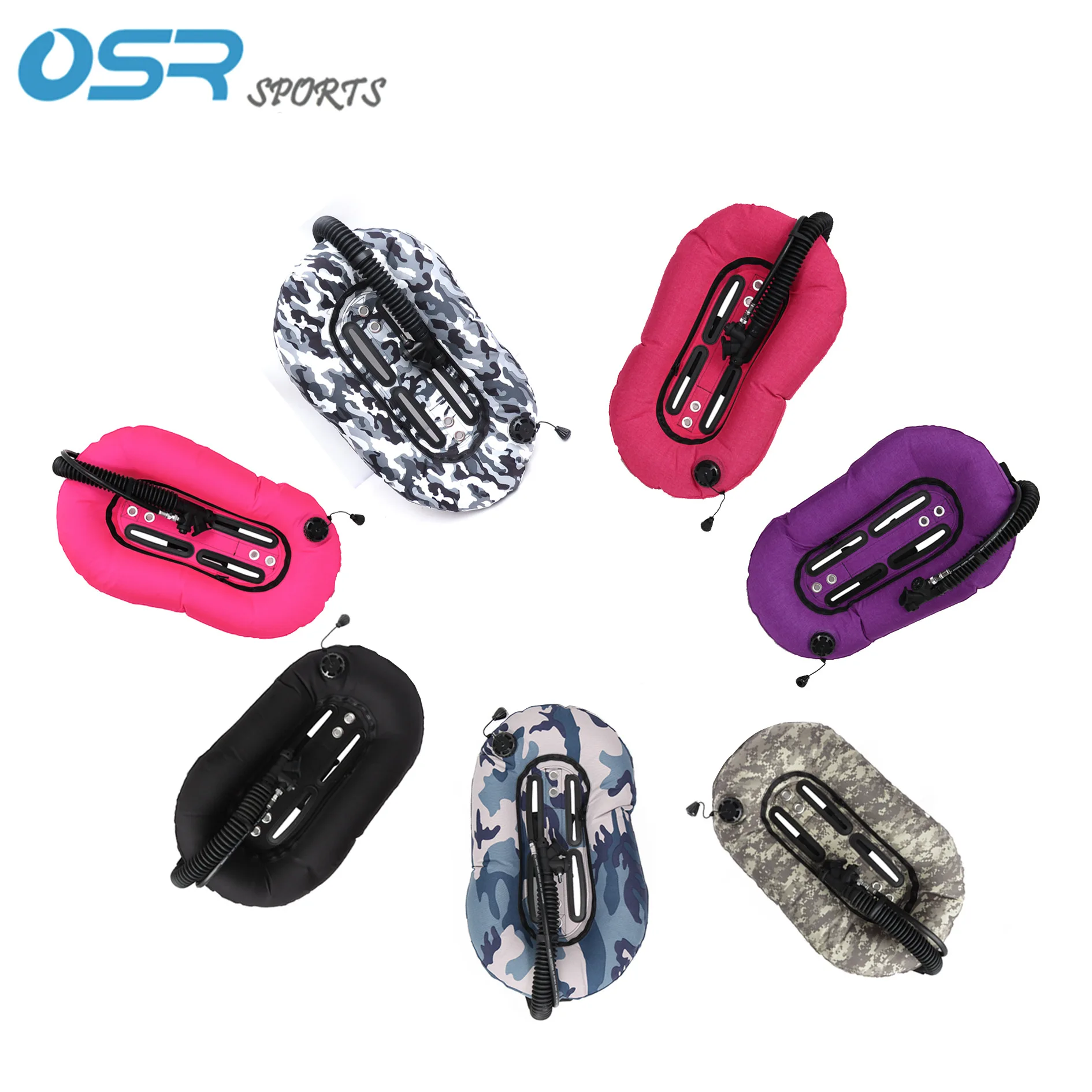 30lbs-Scuba-Diving-Donut-Wing-Single-Tank-With-Webbing-Slot-Tech-Diving ...