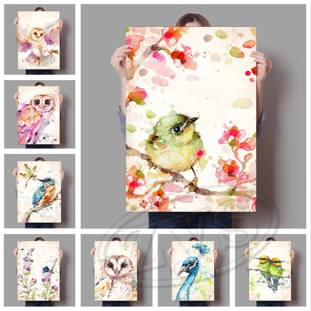 Birds-And-Nature-Home-Decoration-Animal-Canvas-Painting-Pictures ...