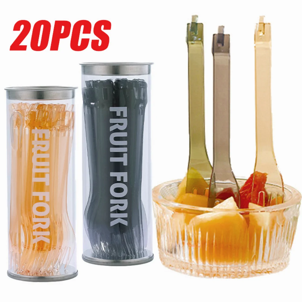 1-20PCS-Detachable-Fork-Food-Grade-Multi-function-Reusable-Kids-Forks ...