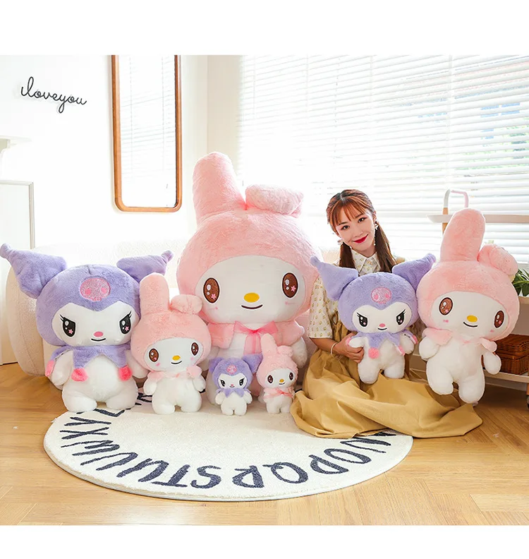 Kuromi - 80 cm - Peluche Sanurgente My Melody, Grande taille, Anime ...