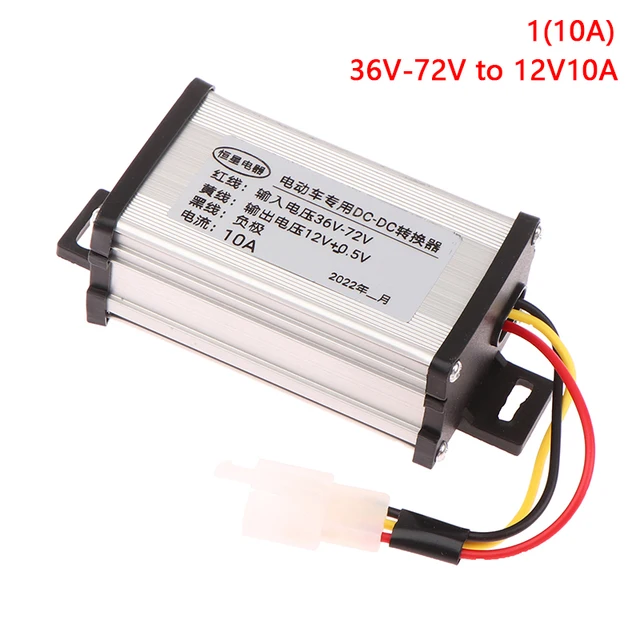 DC 36/48/60/72V To 12V 10A 15A 20A 180W Electric Vehicle DC Converter Electric Power Transformer