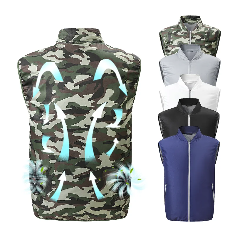Electric-fan-vest-Cool-Vest-Cooling-Fan-Vest-Air-conditioned-Clothes ...