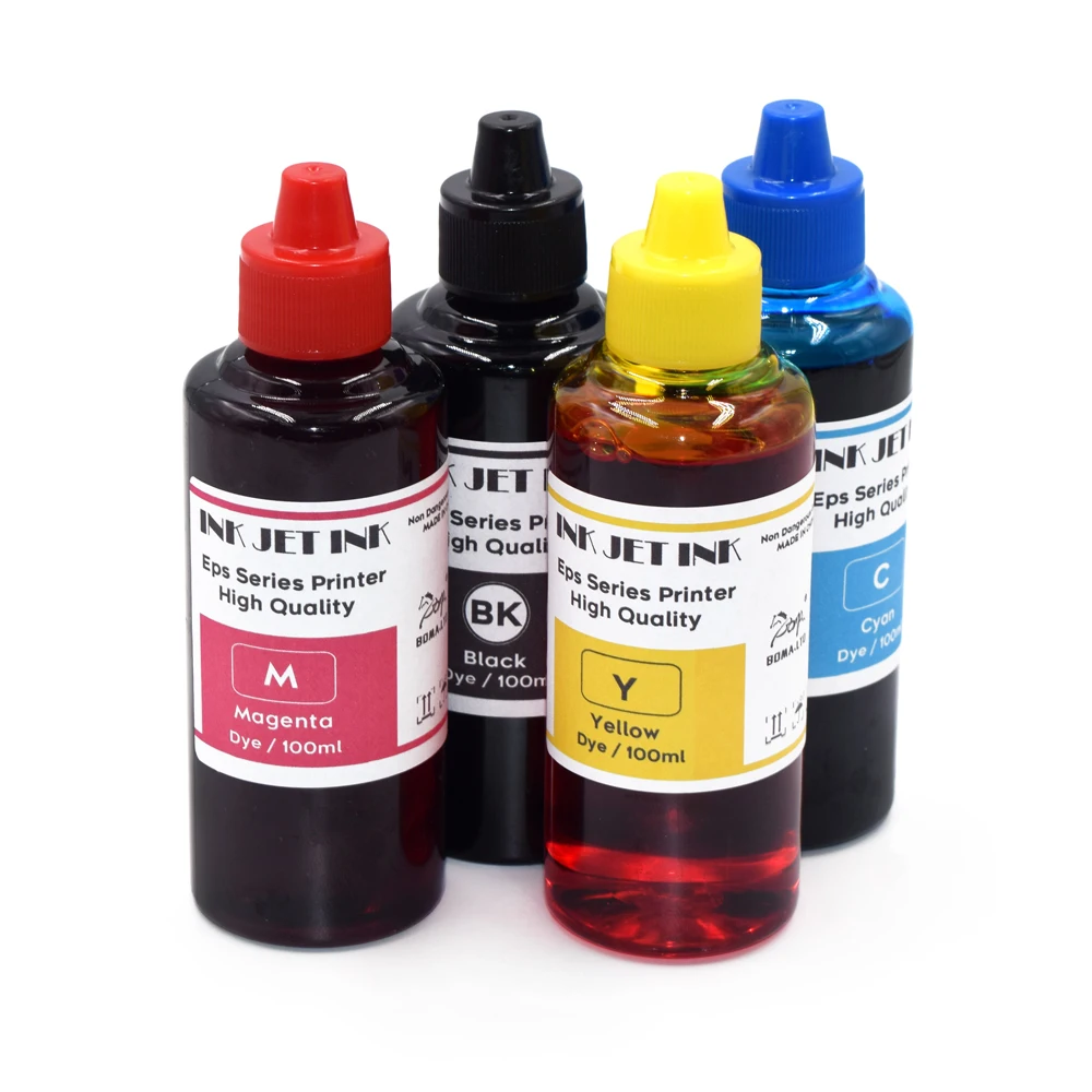 100ml/pc Dye Ink For Epson 502 502xl 202 202xl XP 5100 XP 5105 WF 2860 ...