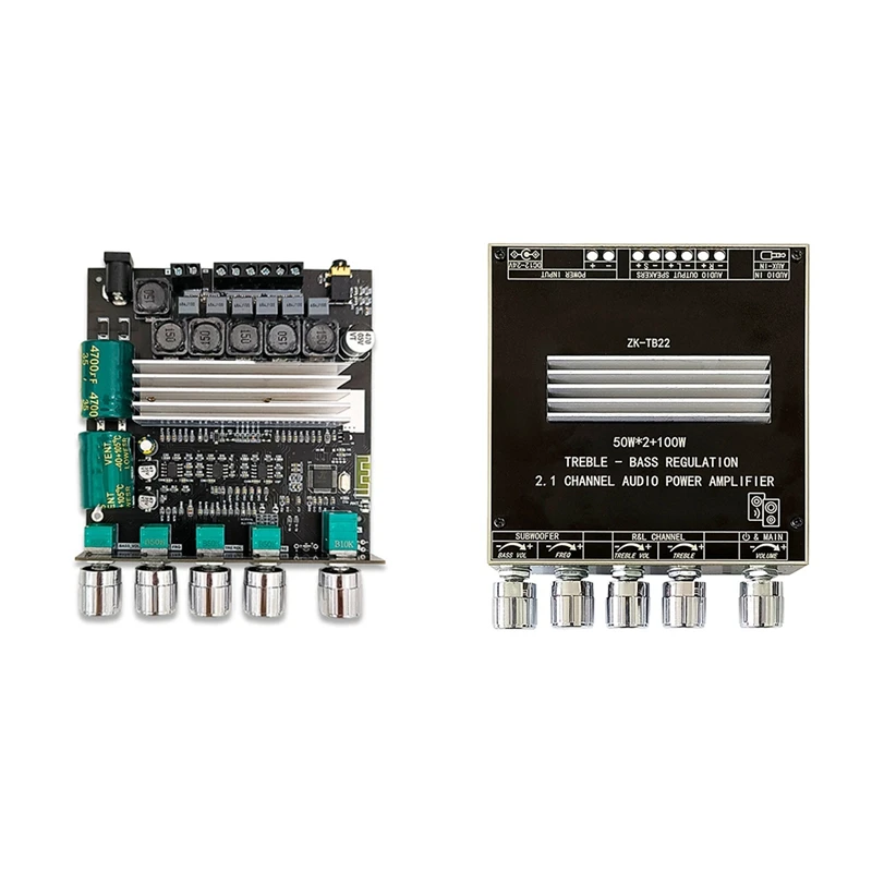 Placa-amplificadora-de-potencia-ZK-TB22-5-1-Bluetooth-50W-Canal-con ...