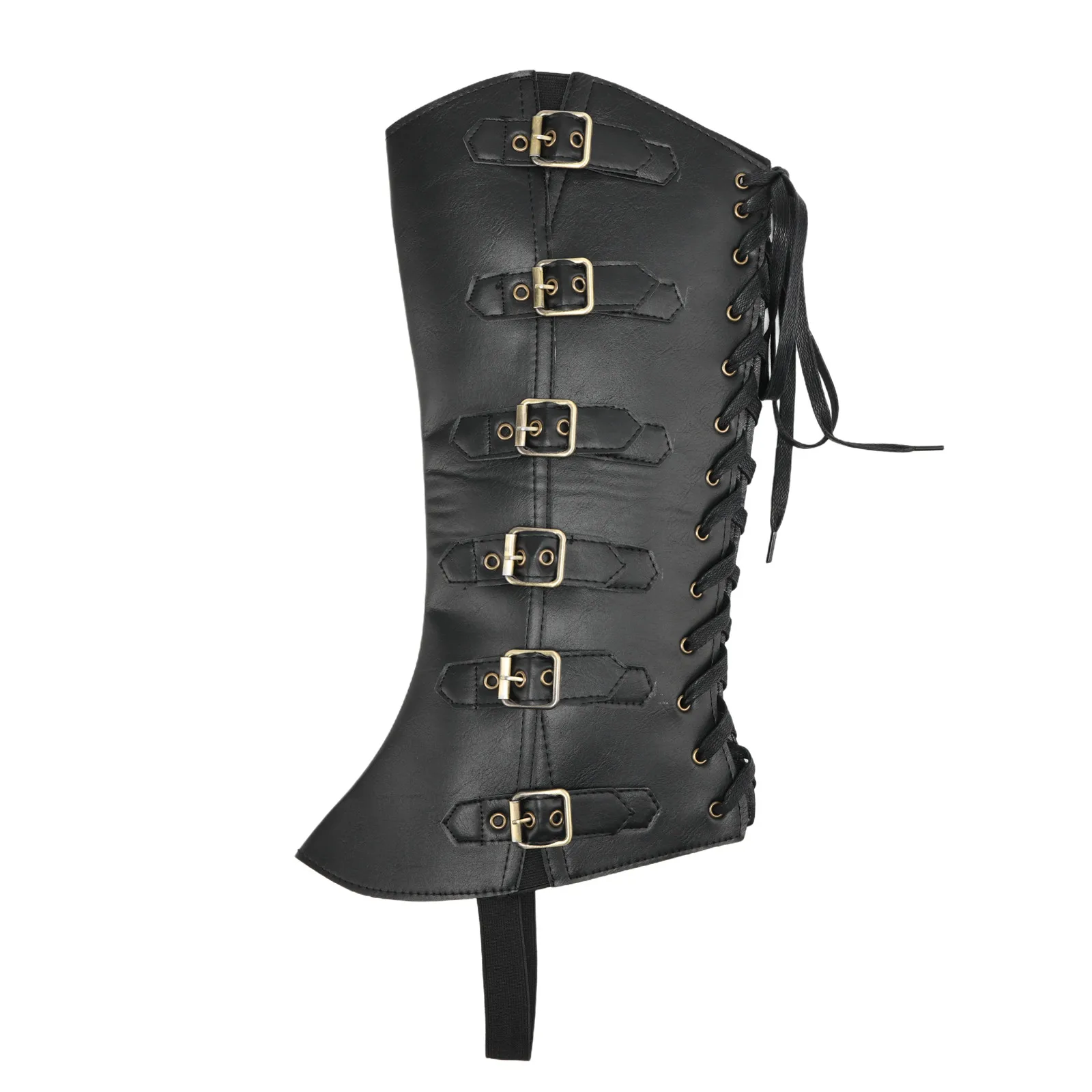 Steampunk Boots Shoes Cover LARP Warrior Cosplay Costume Gaiter For Men ...