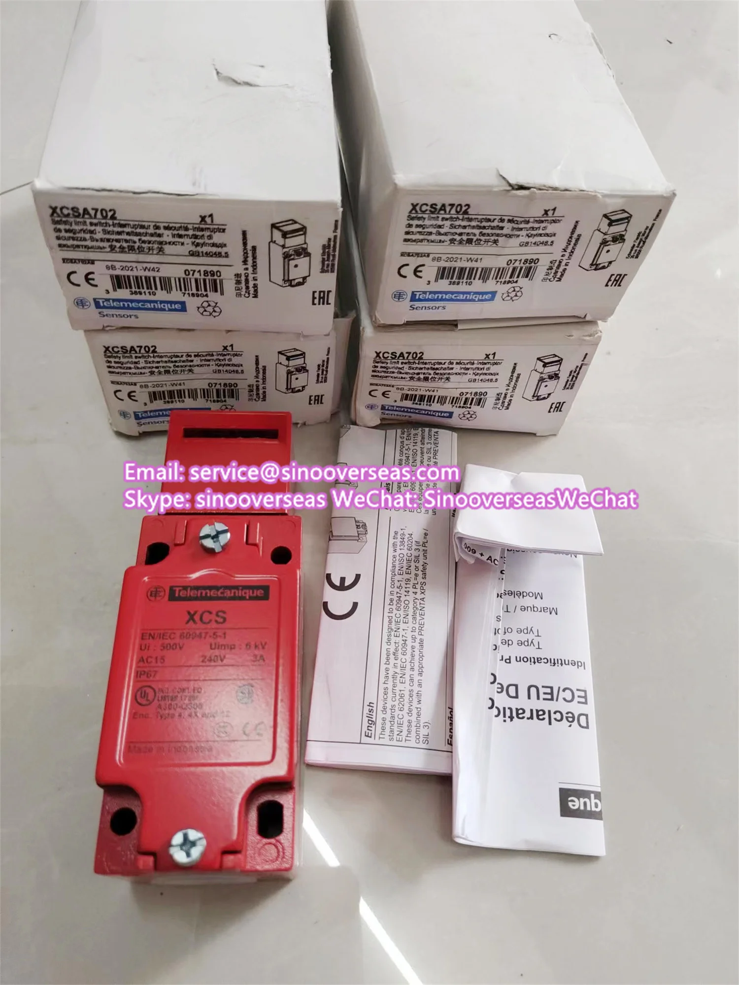 Puerta de seguridad swith XCSA501 XCSA502 XCSA702 XCSA802 XCSA801