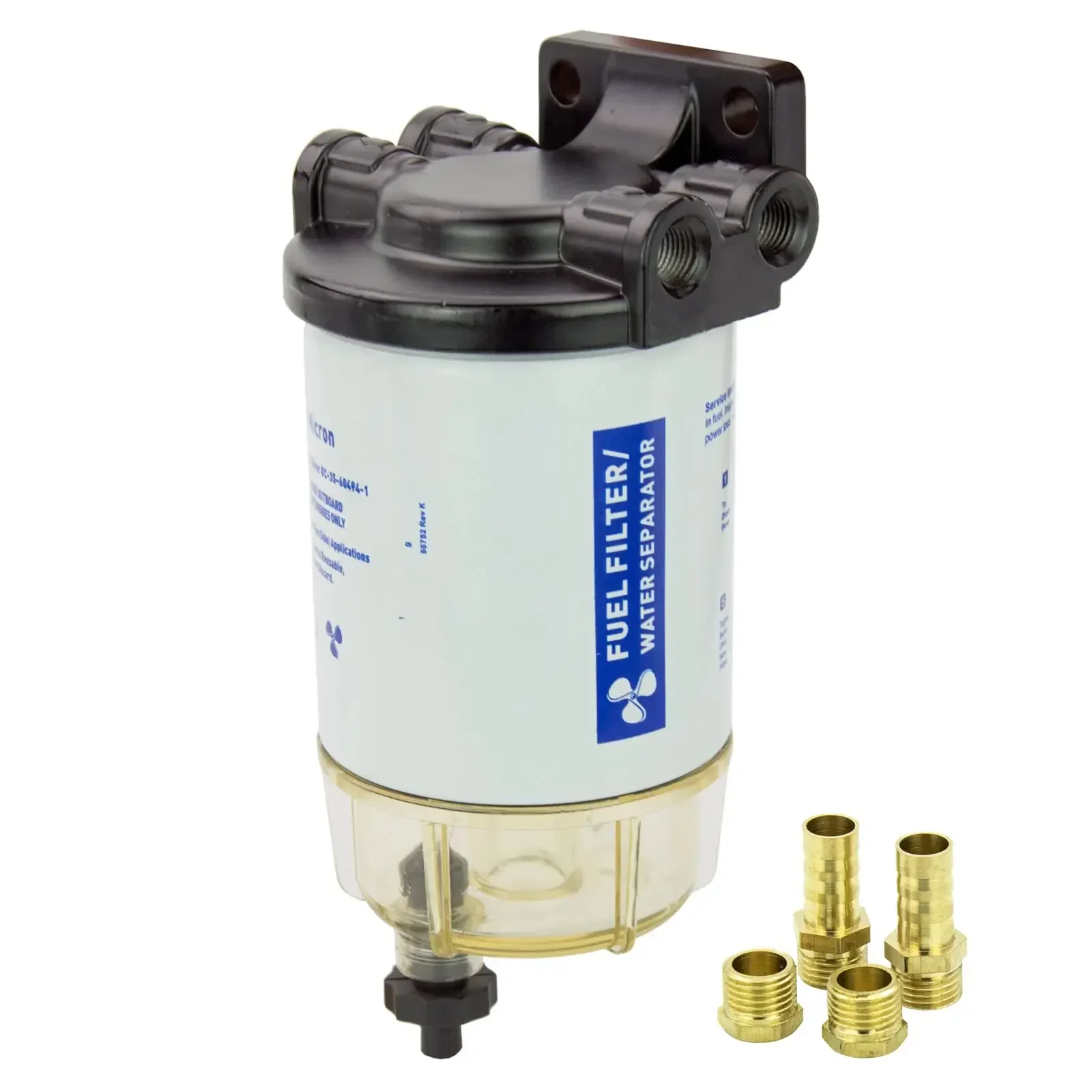 Marine Boat Fuel Filter Water Separator 10 Micron Outboard Engine ...