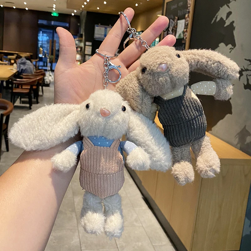 Big-Ear-Rabbit-Keychain-Pendant-Women-Exquisite-Cute-Plush-Doll ...