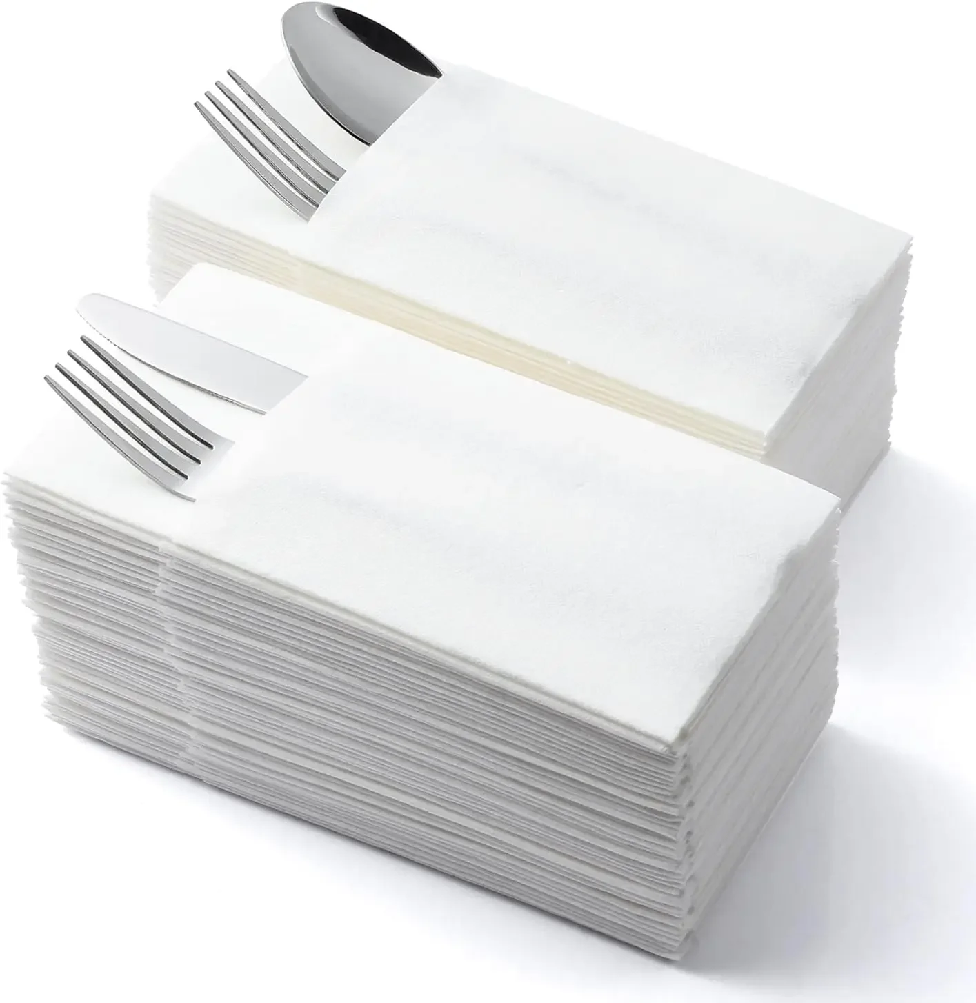50-150Pcs-16-Wedding-Napkins-Disposable-Linen-Feel-Dinner-Napkins-With ...