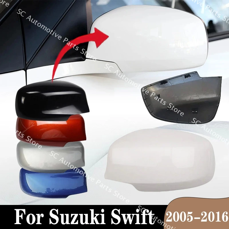 For-Suzuki-Swift-2005-2016-Car-Exterior-Rearview-Side-Wing-Cap-Mirror ...