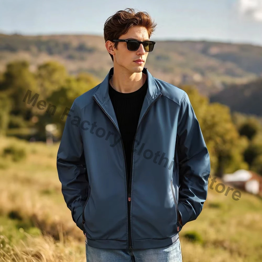 Men Summer Windbreaker Zip Pockets UV Sun Protection Jackets Breathable ...
