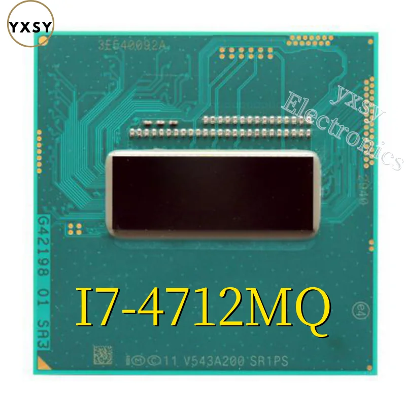 인텔 코어 i7 4712MQ 프로세서 SR1PS 쿼드 코어 소켓, G3 / rPGA946B i7 4712MQ 노트북 CPU, 2.3GHz, 6M, 37W ...